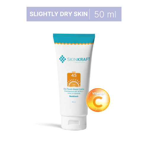 Buy Dry-Touch Sheer Creme Broad Spectrum SPF 45 Sunblock - SkinKraft