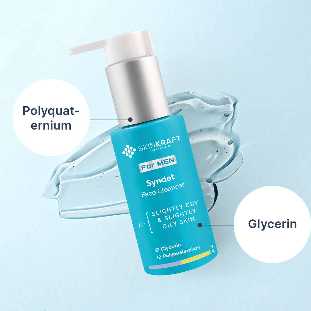 Buy Syndet Face Cleanser For Men Online at Best Price - SkinKraft
