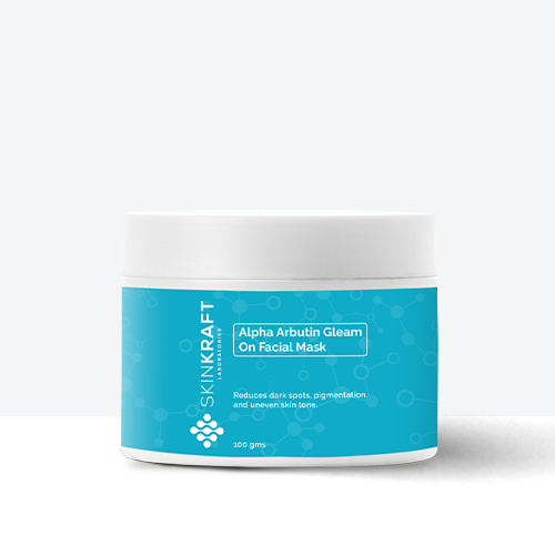 Buy Alpha Arbutin Gleam On Facial Mask online At Best Price- SkinKraft
